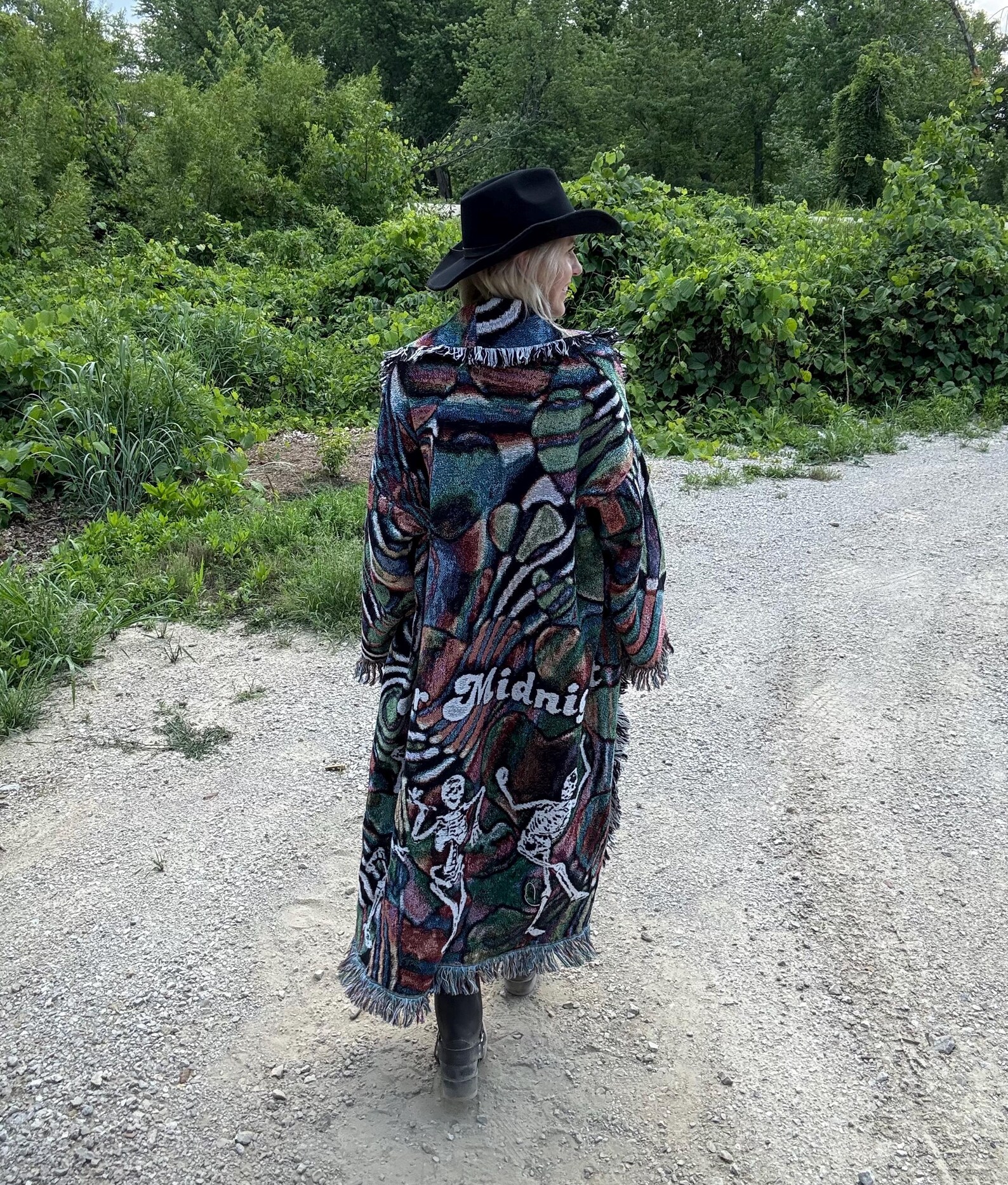 After Midnight Original Psychedelic Art Extra Oversized Blanket Coat - Etsy