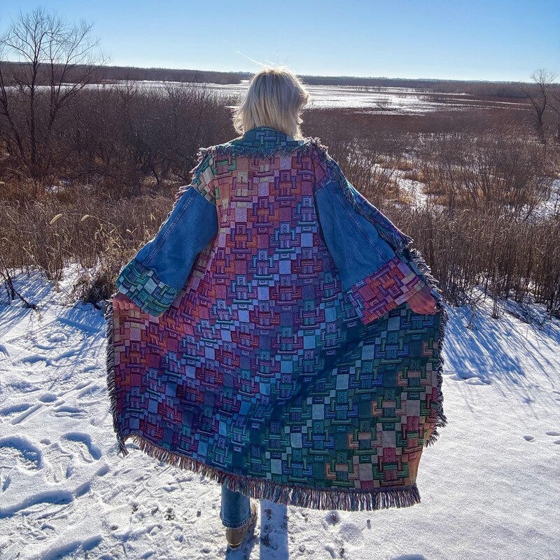 Rainbow Coat - Etsy