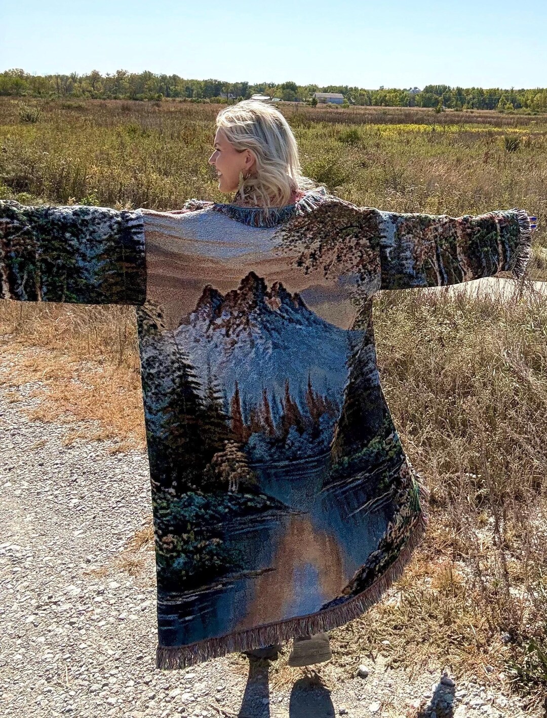Move Mountains With Love Oversized Blanket Robe - Etsy