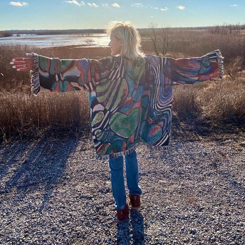 Psychedelic Sweater - Etsy