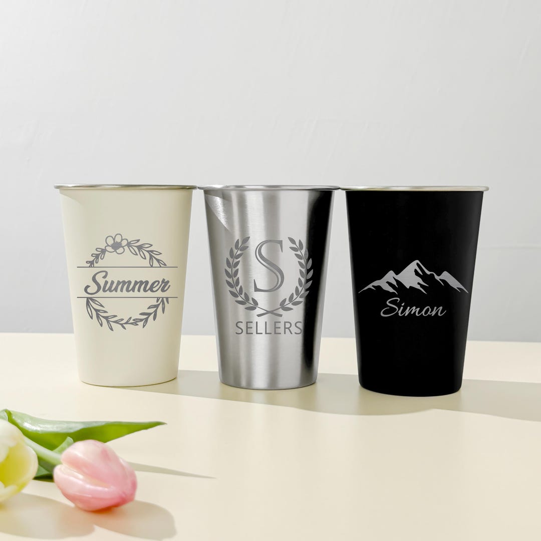 Personalized Party Cup/ Custom Wedding Gift/ Custom Engraved Glass ...