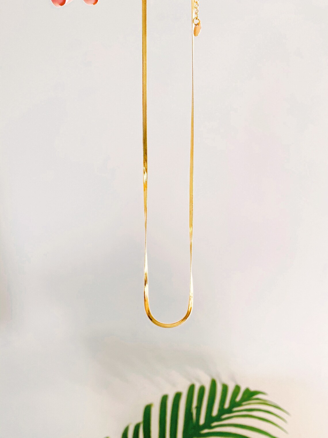 Thin Gold or Silver Snake Chain Necklace | Etsy