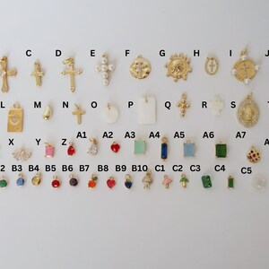 Customized Charm Necklace, Charm Bar - Etsy