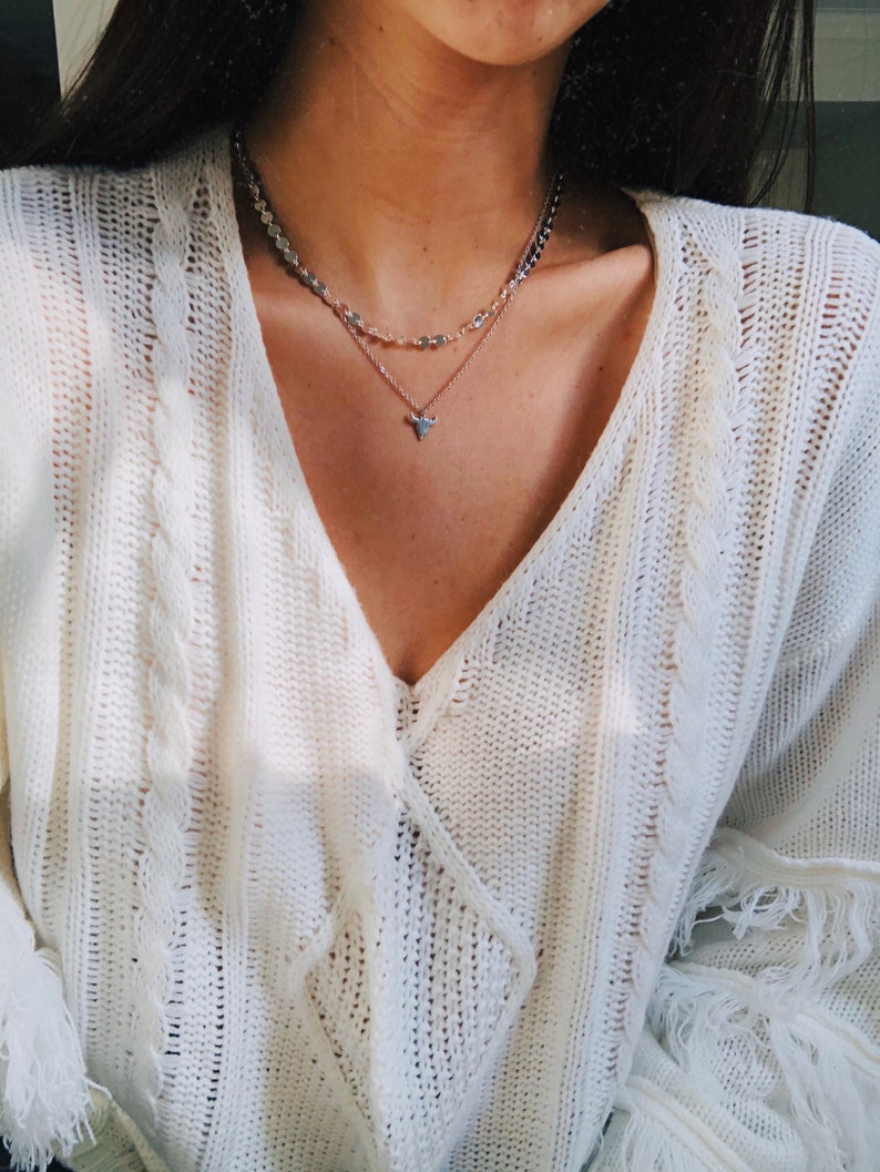 Shimmer Disc Longhorn Layered Set - Etsy