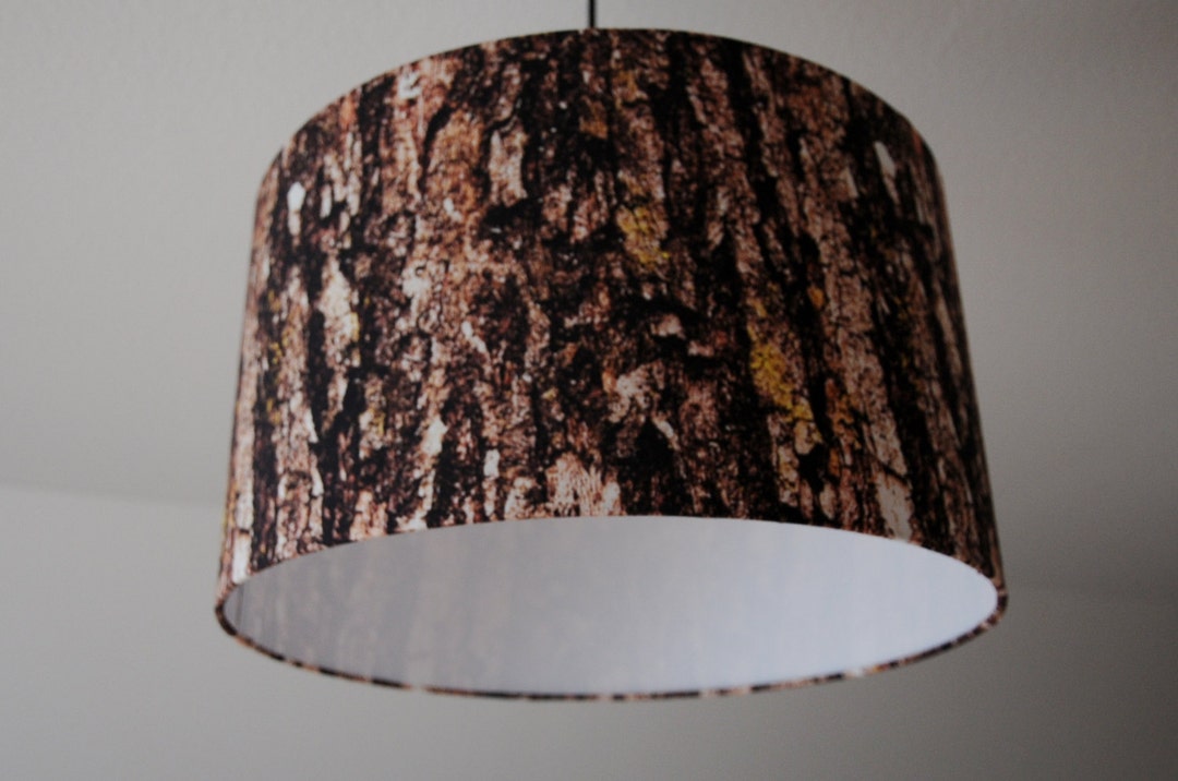 Lampshade "tree Bark" (tree Bark) D40cm - Etsy