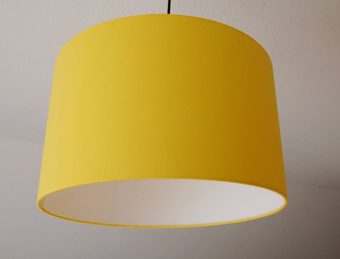 Lampshade "lemon Yellow" - Etsy