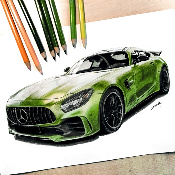 Custom Car Drawings
