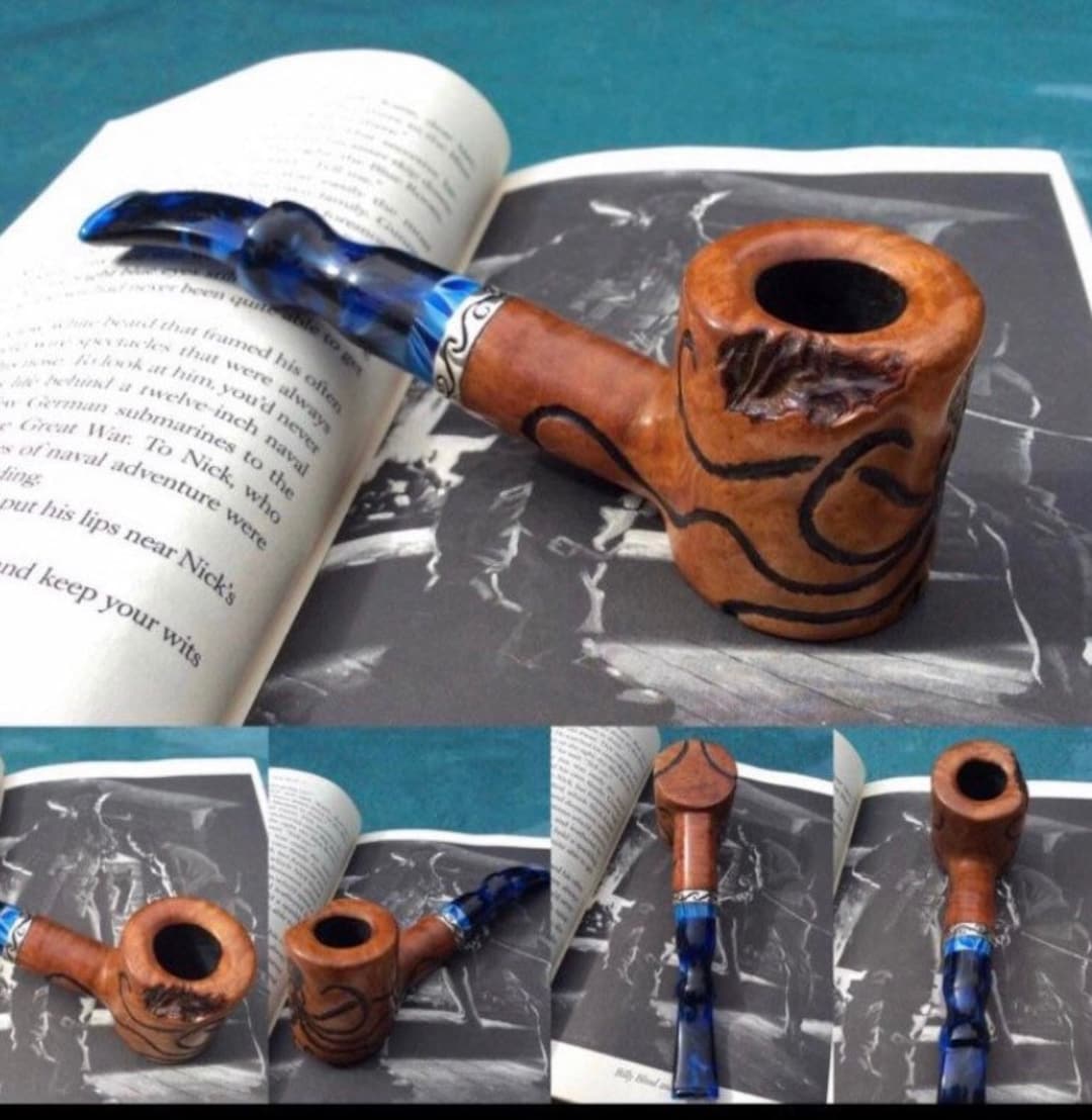 Kraken Pipe, Poseidon Pipe, Steampunk Pipe, Briar Pipe - Etsy