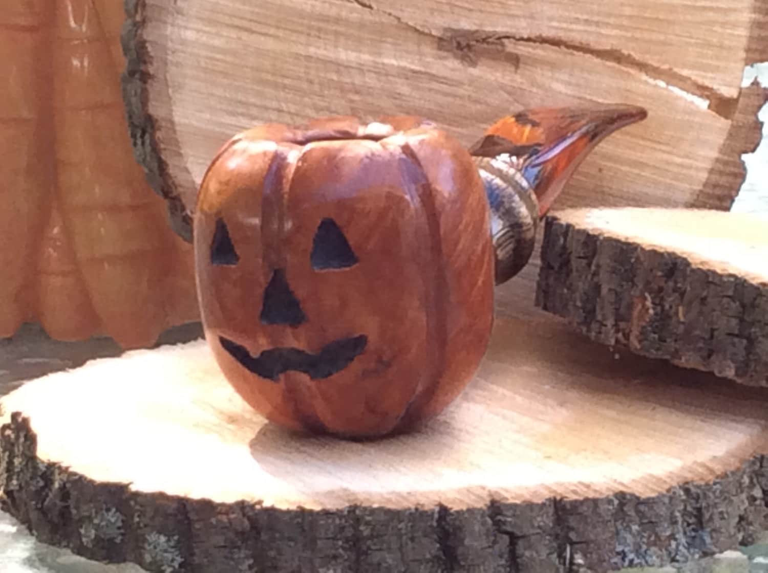 Happy Halloween Pipe, Briar Happy Halloween Pumpkin Pipe, Briar Pipe ...