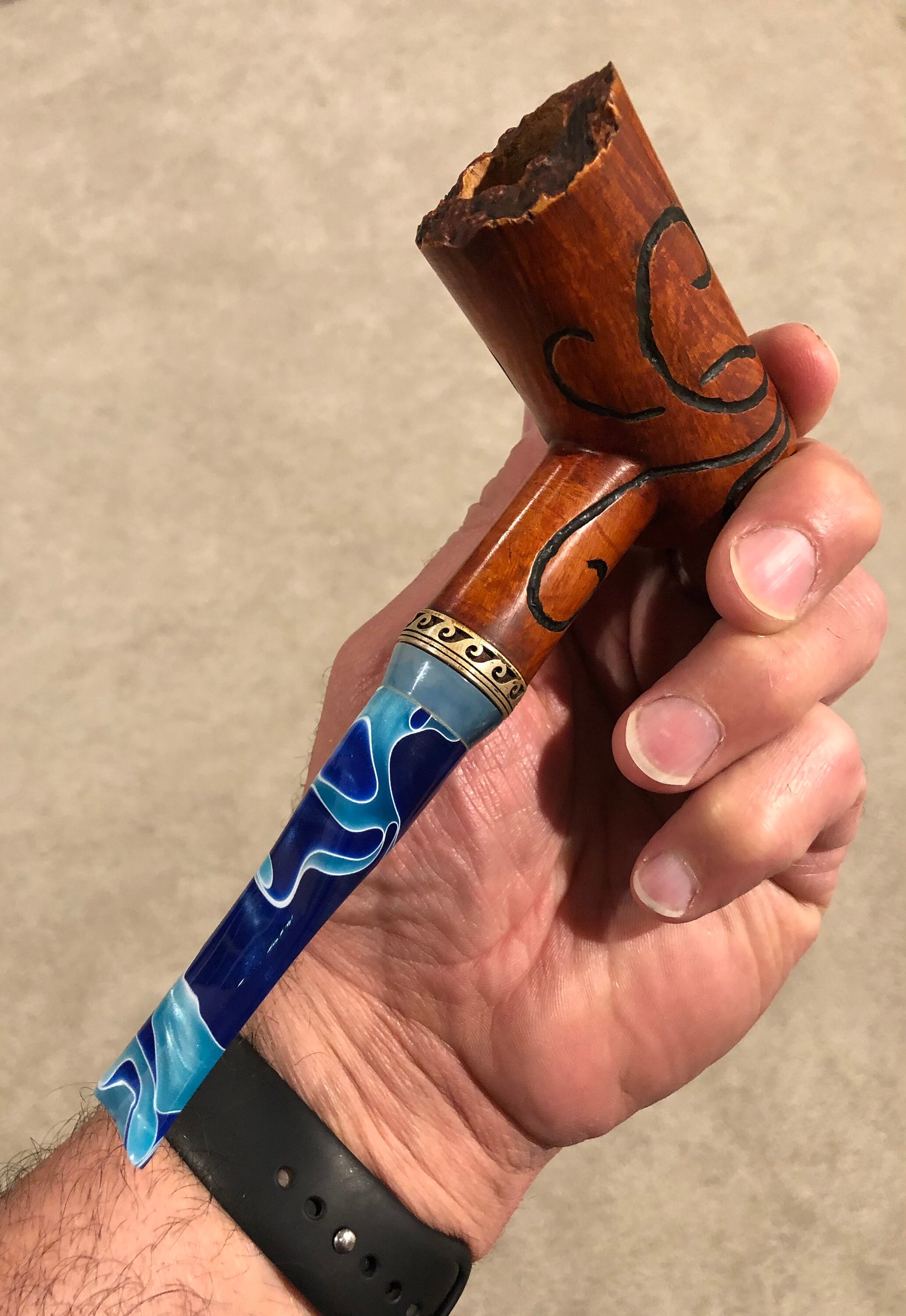 Kraken Pipe, Poseidon Pipe, Steampunk Pipe, Briar Pipe - Etsy