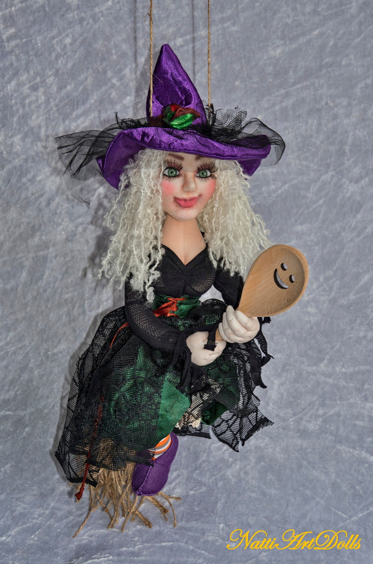 Housewarming Gift Hanging Kitchen Witch Decor Textile - Etsy