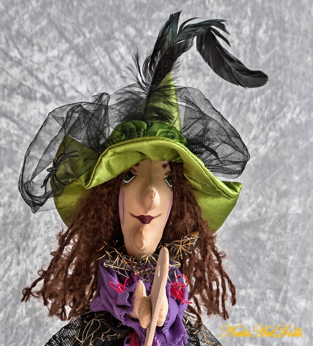 Housewarming Gift Hanging Kitchen Witch Decor Textile | Etsy