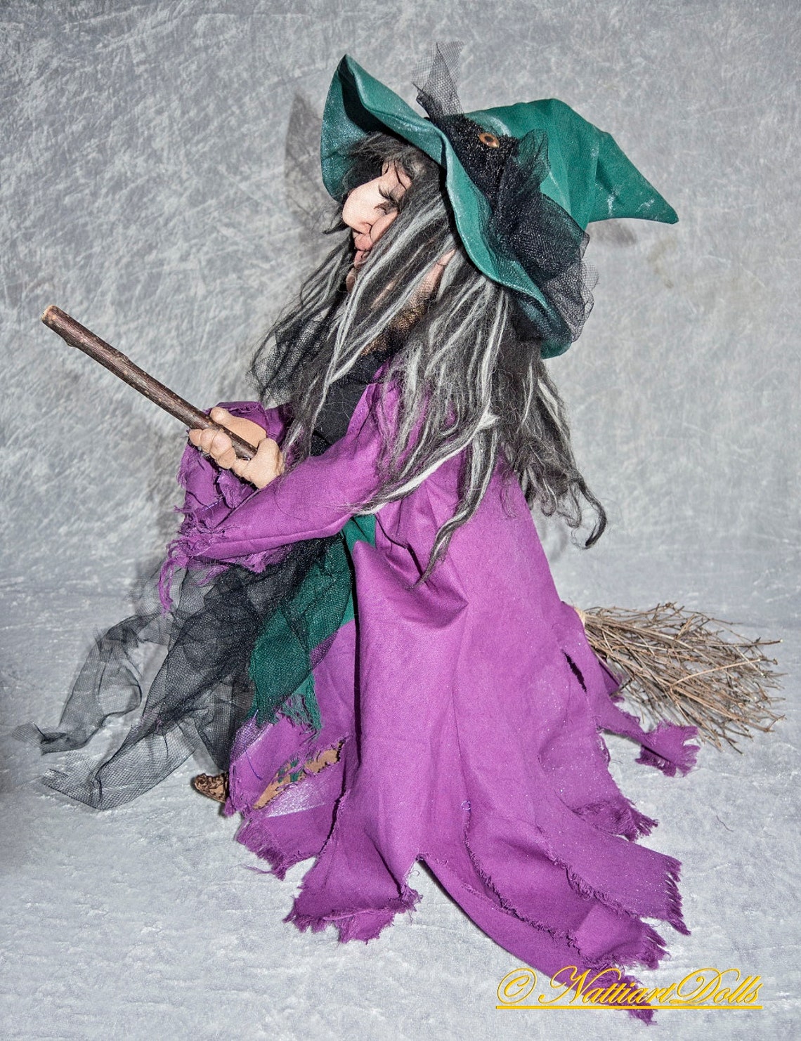 Cottage Witchhanging Kitchen Witch Housewarming Gift Art | Etsy