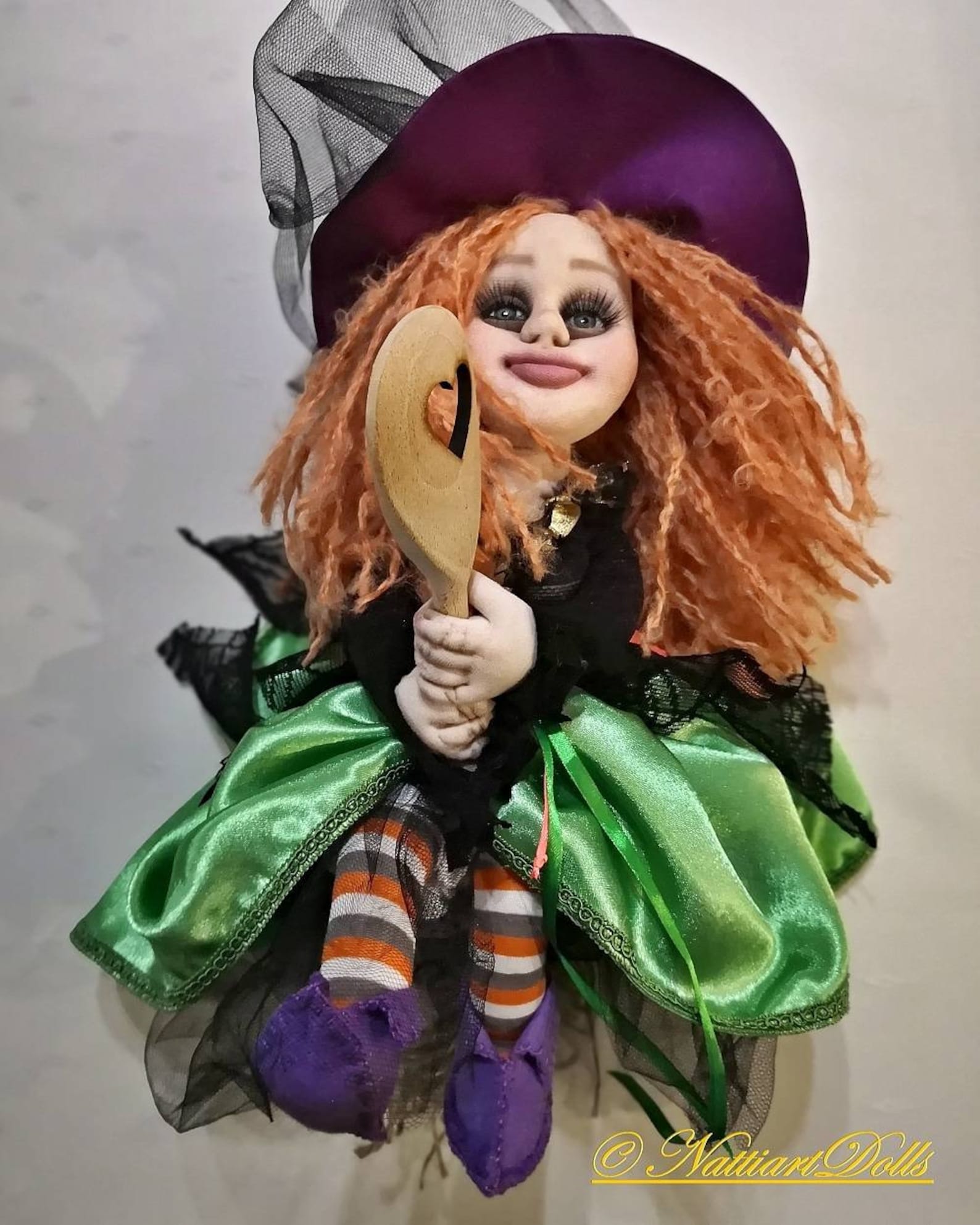 Housewarming Gift Hanging Kitchen Witch Decor Textile - Etsy