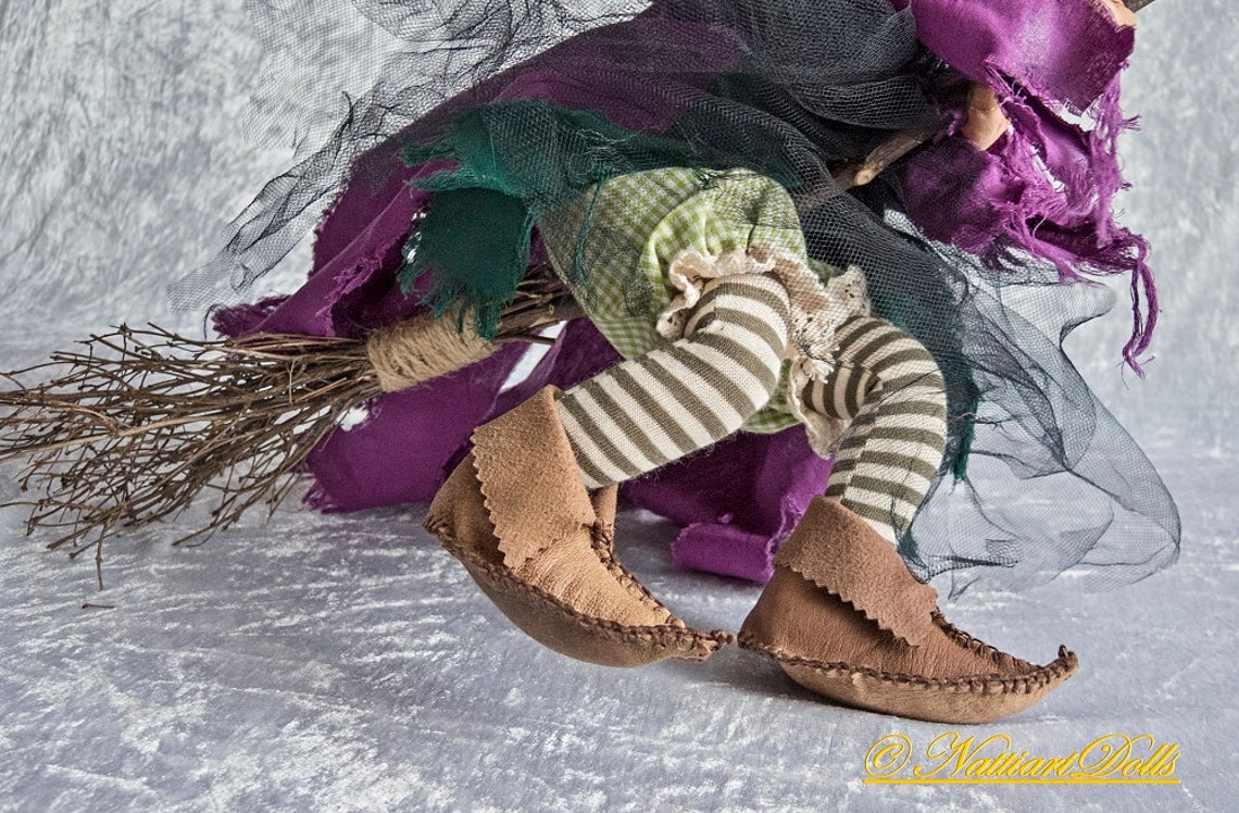 Cottage Witchhanging Kitchen Witch Housewarming Gift Art | Etsy