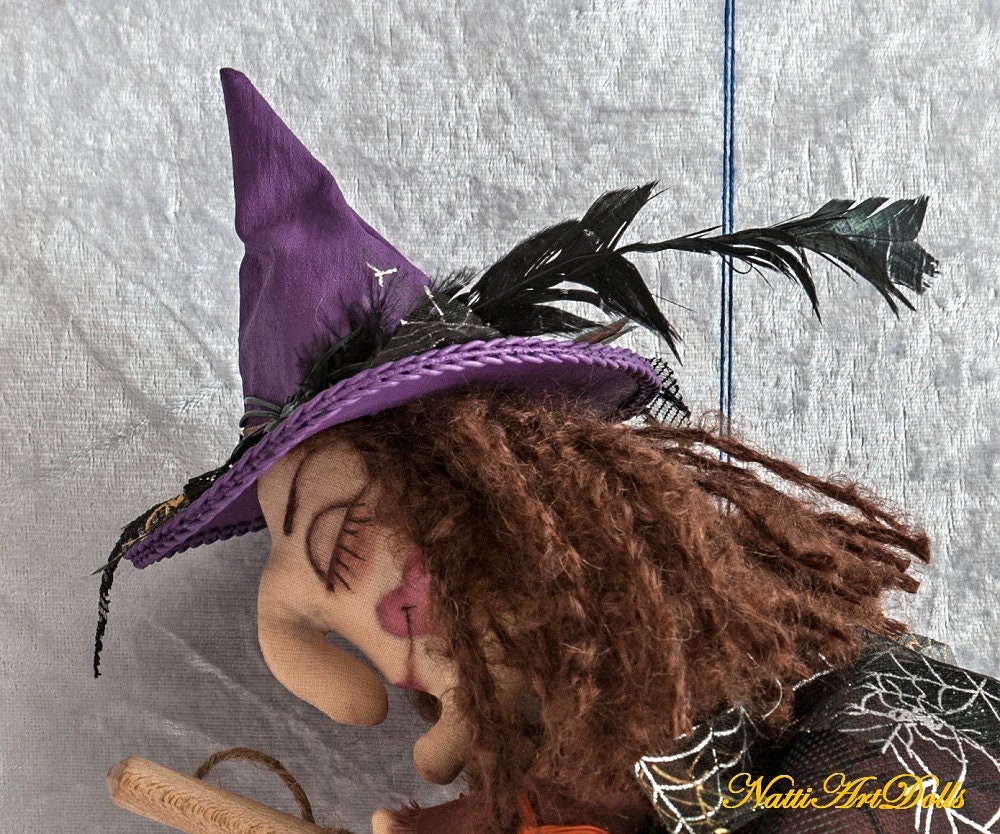 Housewarming Gift Hanging Kitchen Witch Decor Textile | Etsy