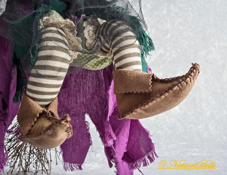 Cottage Witchhanging Kitchen Witch Housewarming Gift Art | Etsy