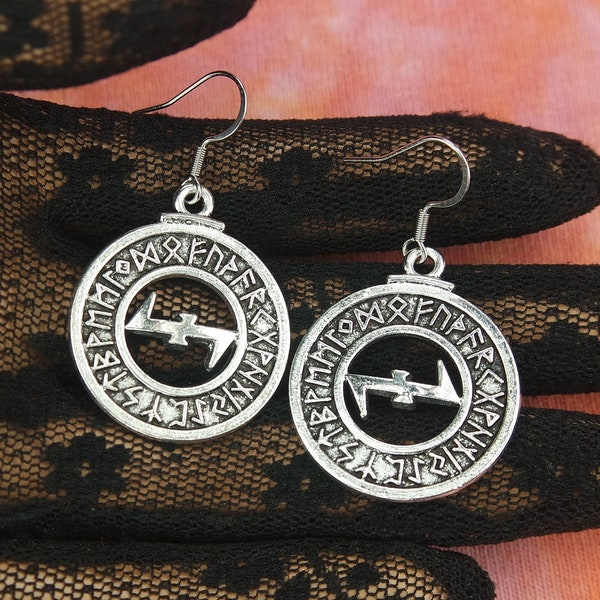 Rune Earrings - Etsy