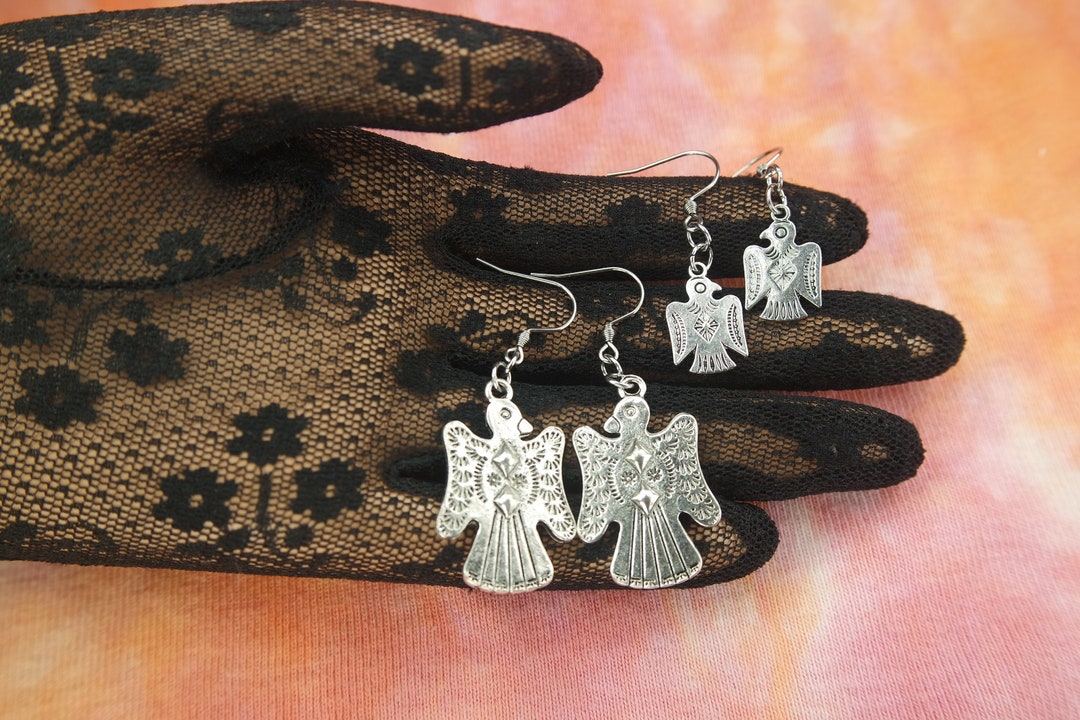 Thunderbird Earrings, Pick Small or Large Native American Indian ...