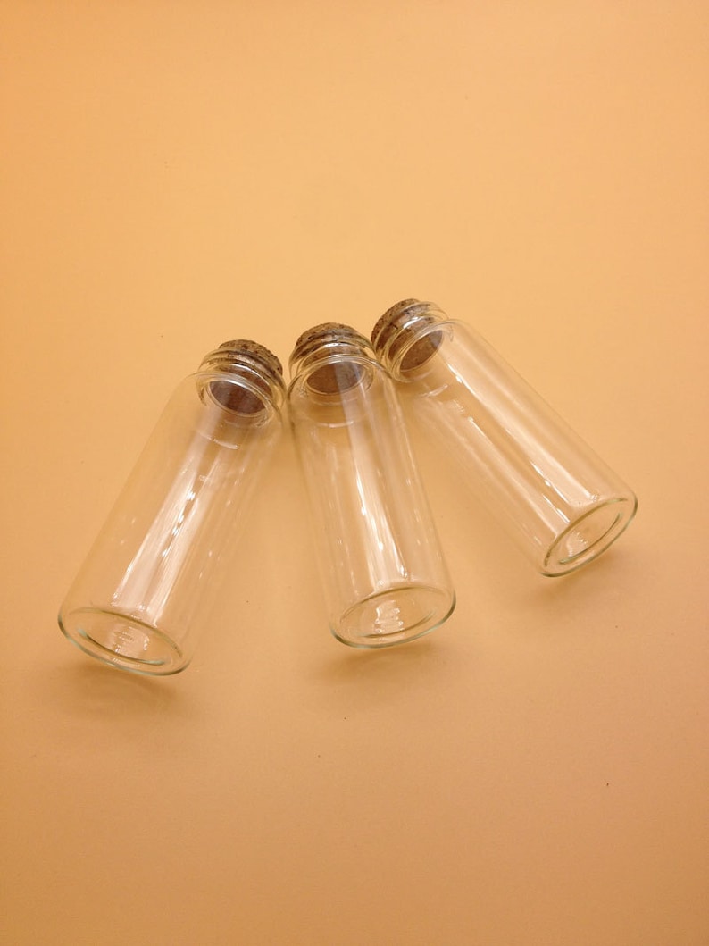 SELL 8pcs 30x80mm Empty Glass Vials Glass Bottles Mini Glass Bottles ...