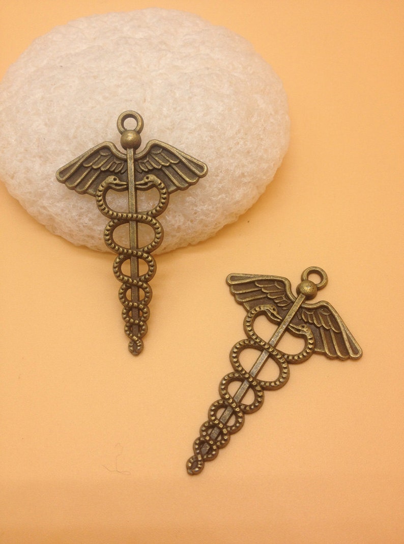 20 Pcs of Antique Bronze&antique Silver Medical Symbol - Etsy