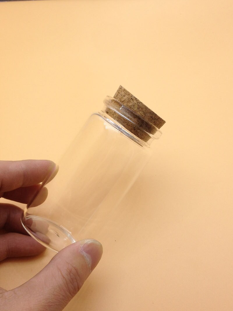 SELL 4pcs 46x90mm Empty Glass Vials Glass Bottles Mini Glass Bottles ...