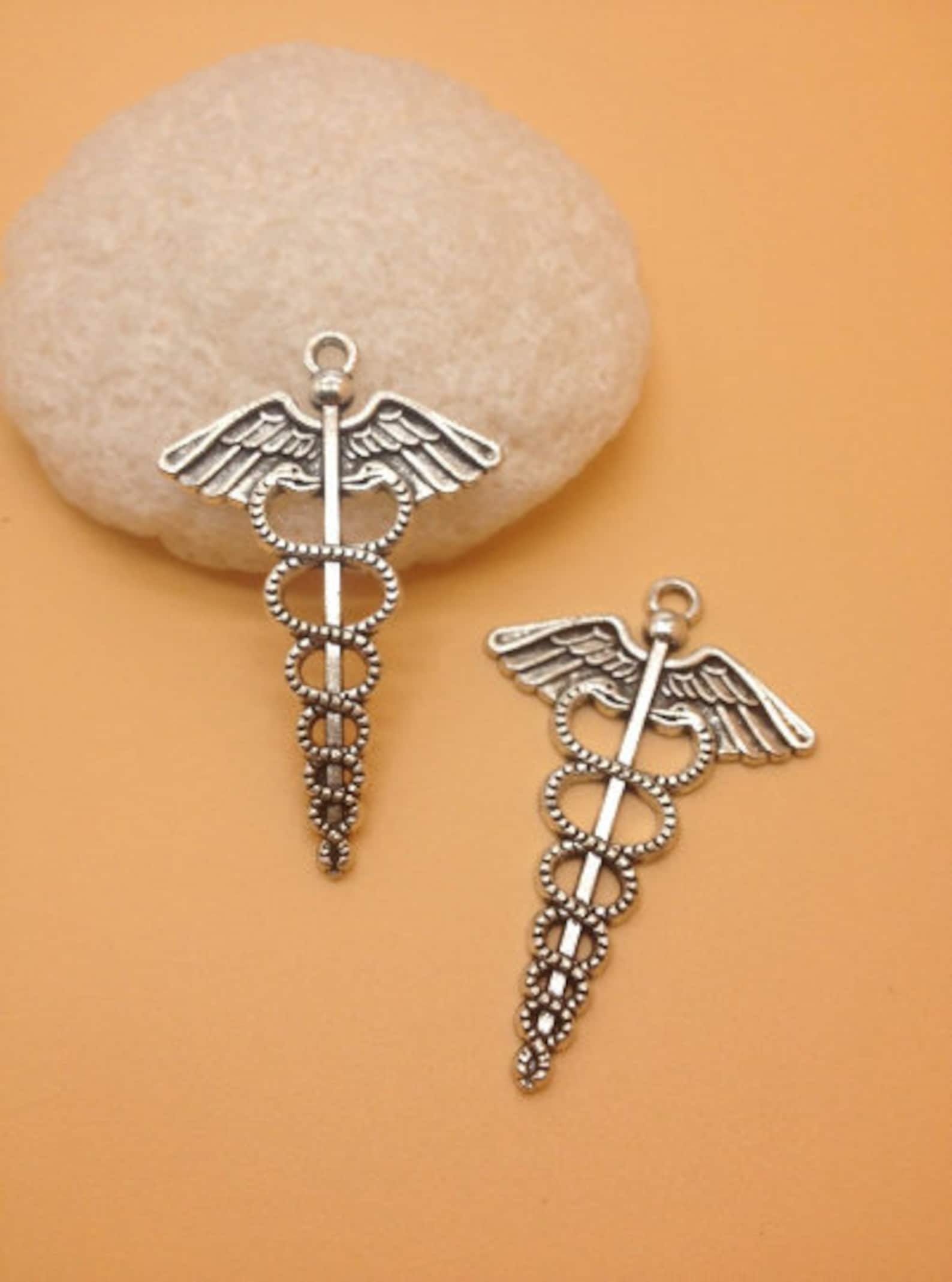 20 Pcs of Antique Bronze&antique Silver Medical Symbol | Etsy