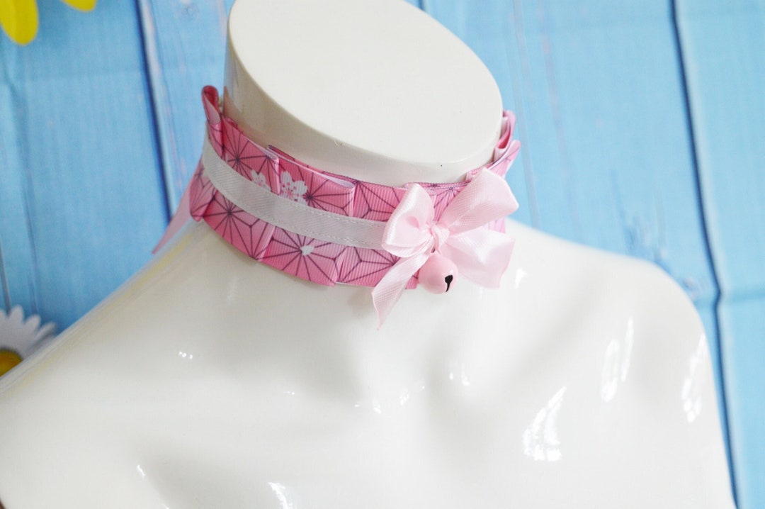 Mto - DDLG Play Collar - Demon Slayer - Pleated Pastel Anime Kawaii ...
