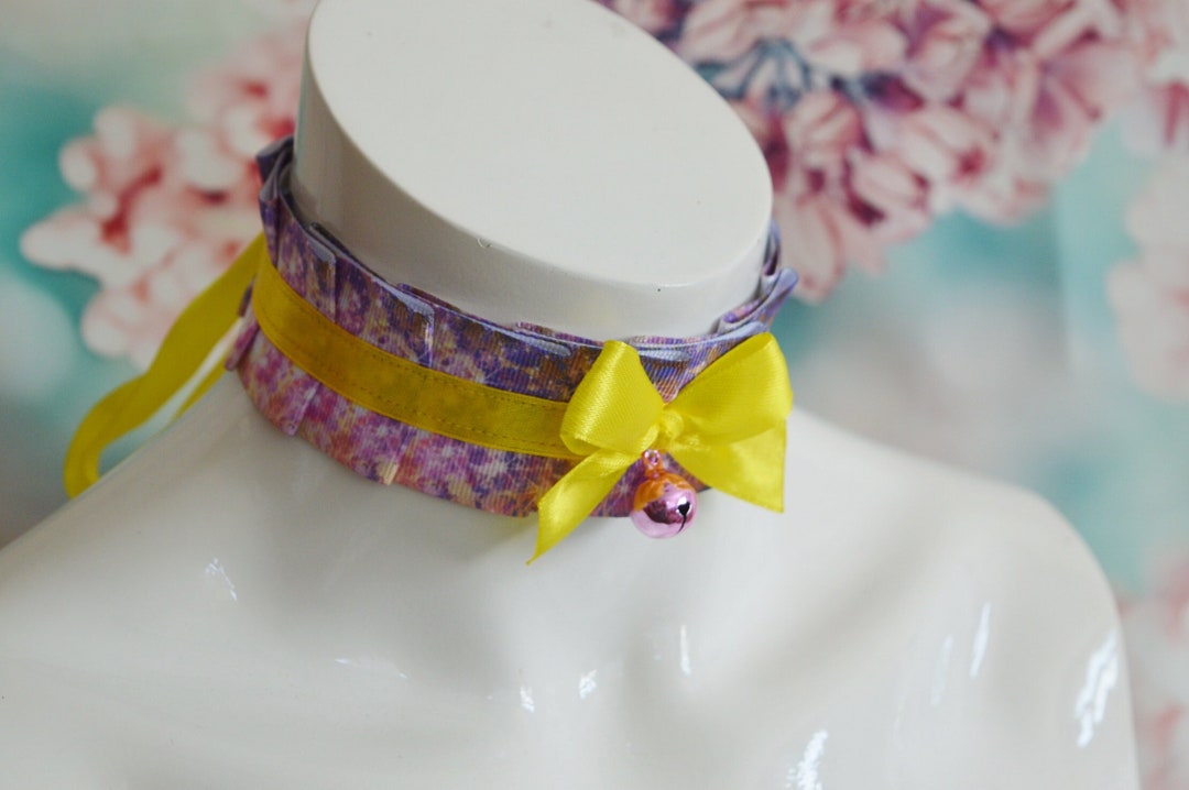 Premade DDLG Choker Astellodia Pastel Cute Collar Cgl Abdl Daddy Kink ...