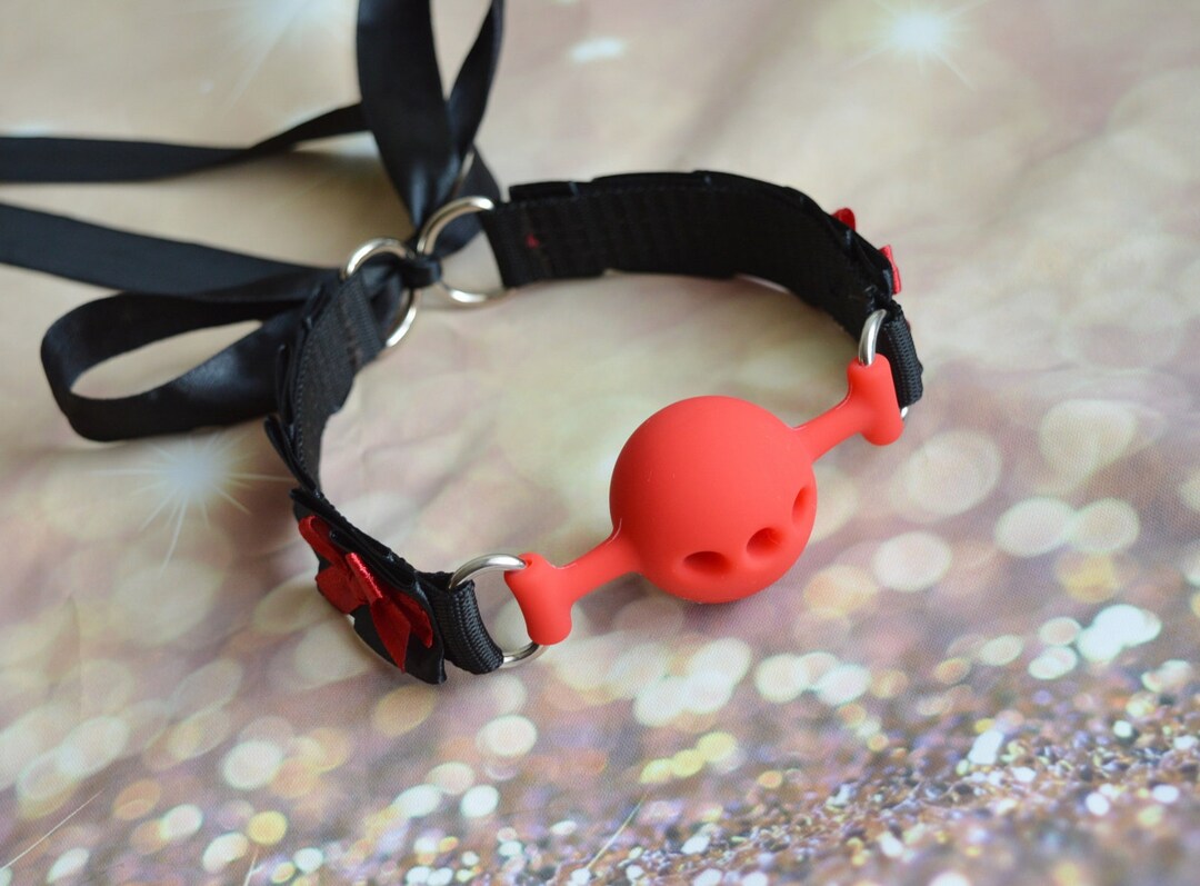 Mto Bdsm Accessories Ball Gag From Silicone Bdsm Kitten Play Collar
