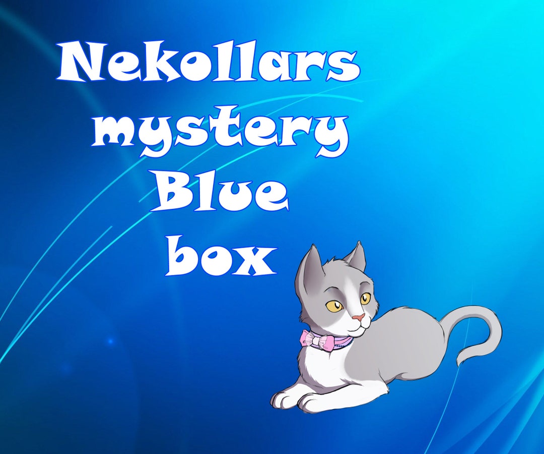 Nekollars Mystery Blue Box - Suprise Package With Collar Included! - Etsy