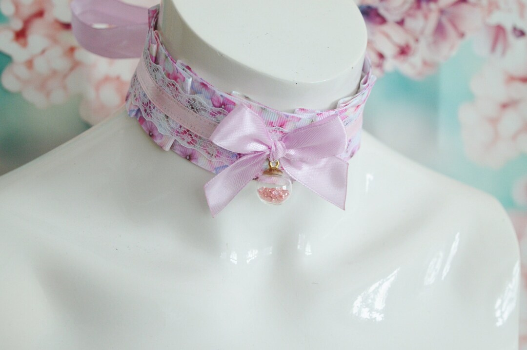 Premade DDLG Choker - Batellia - Pastel Cute Collar Cgl Abdl Daddy Kink ...