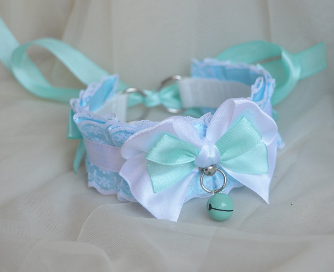 Mto - DDLG Day Collar - Frozen Heart - Fairy Kei Harajuku Kittenplay ...