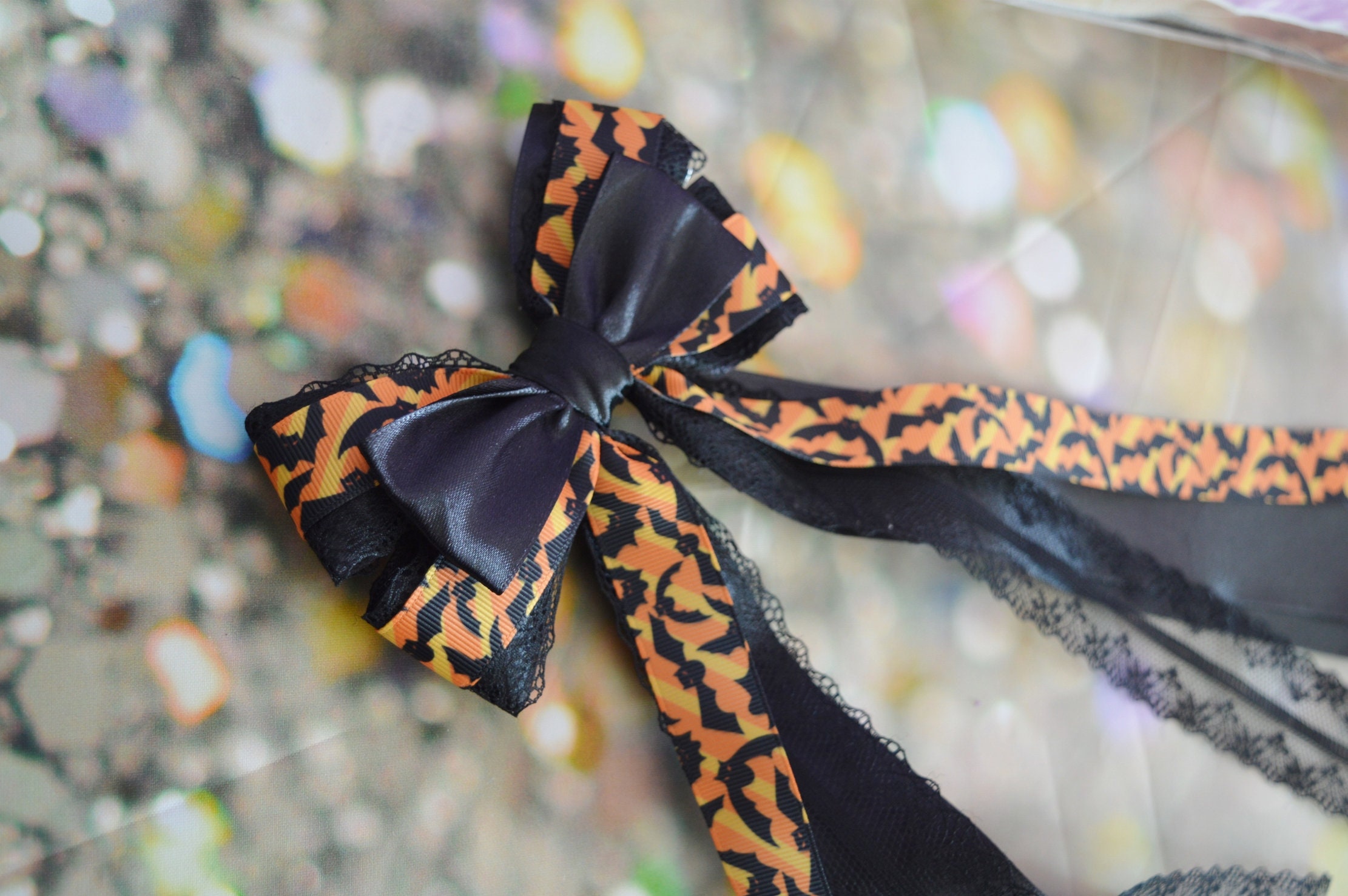 Made to Order 5 Hair Bow Dark Black Goth Gothic Dark - Etsy