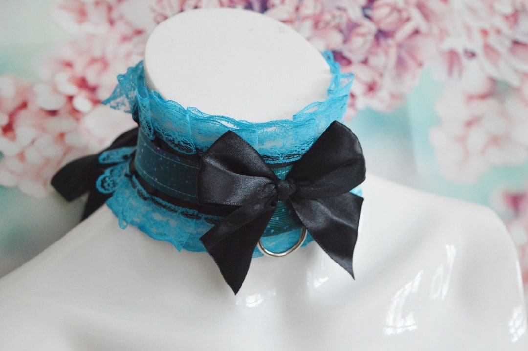 Premade Cute DDLG Collar - Oyio - Galaxy Printed Kittenplay Mdlg Cgl ...