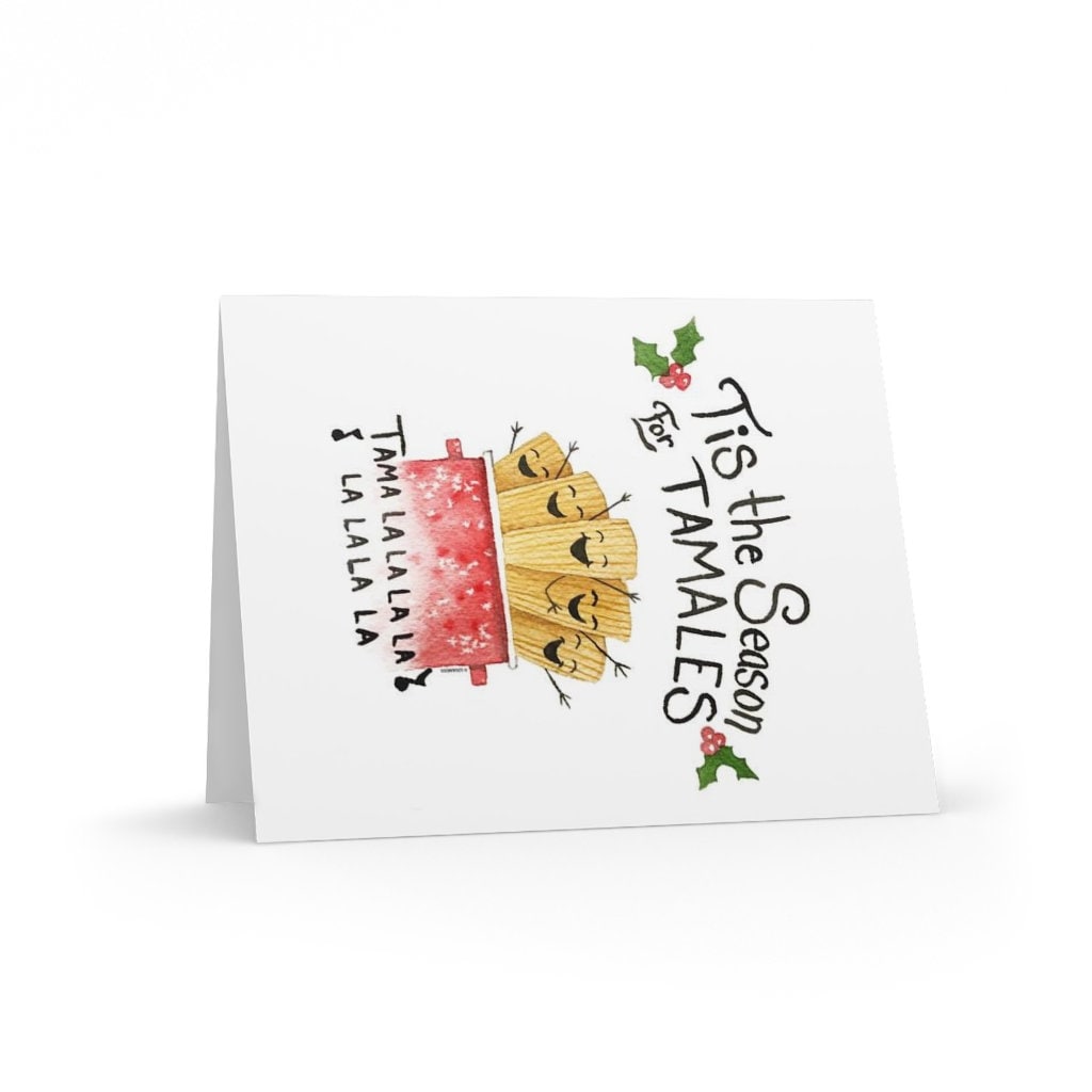 Tis the Season for Tamales Greeting Cards 8, 16, and 24 Pcs - Etsy