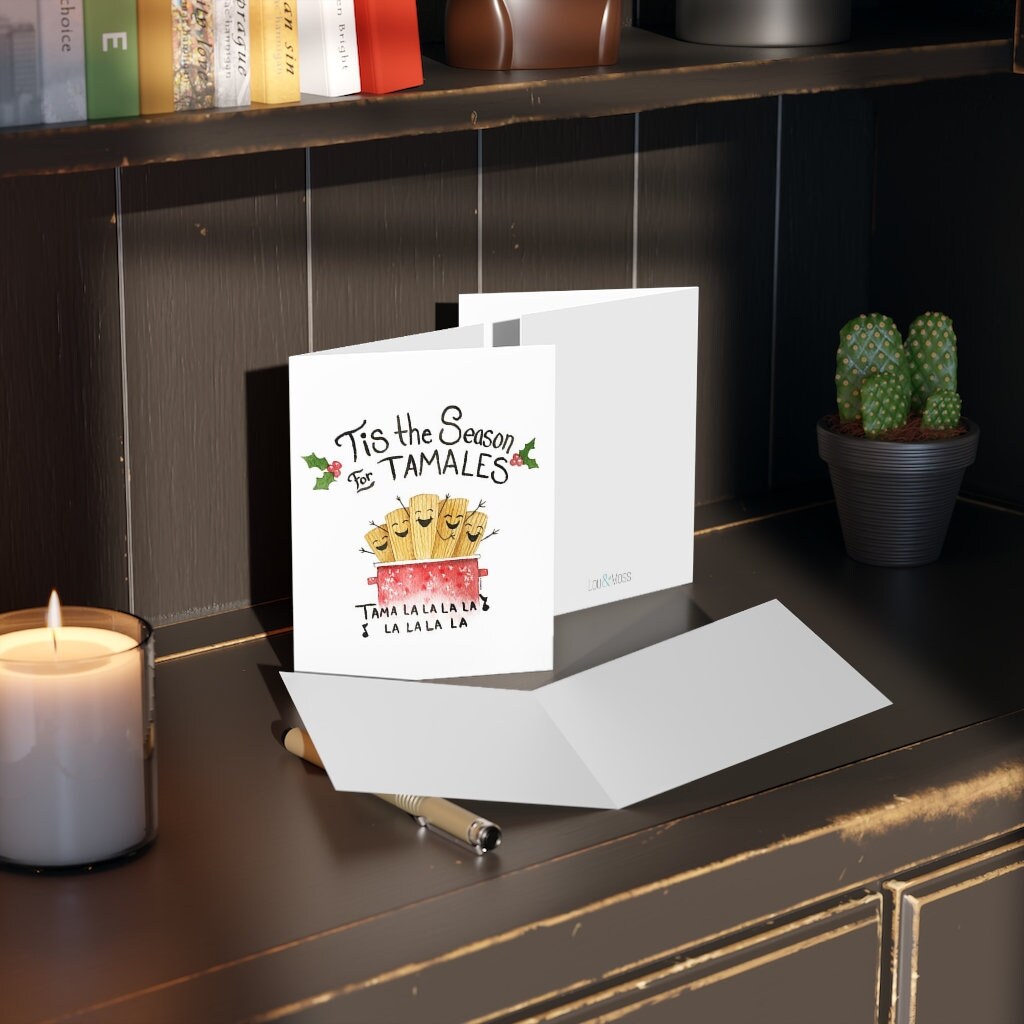 Tis the Season for Tamales Greeting Cards 8, 16, and 24 Pcs - Etsy