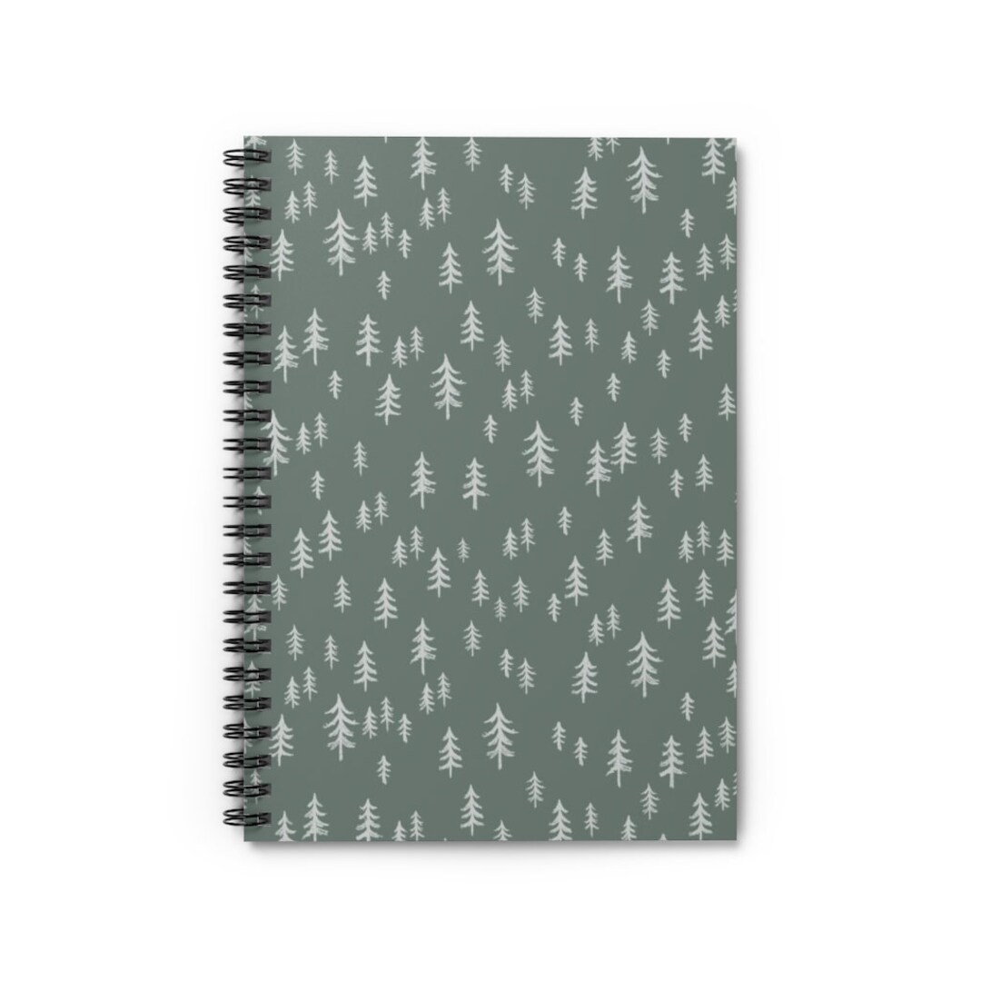 Pine Tree 6x8 Spiral Notebook - Ruled Line - Etsy