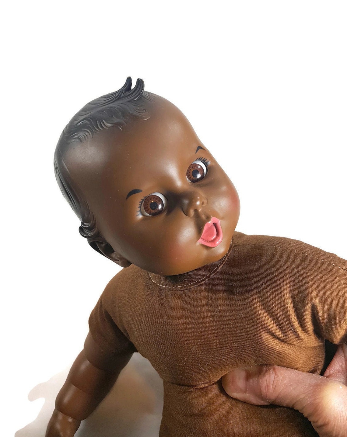 Vintage Gerber Baby Doll 1970s Cloth Body Black Doll Baby | Etsy