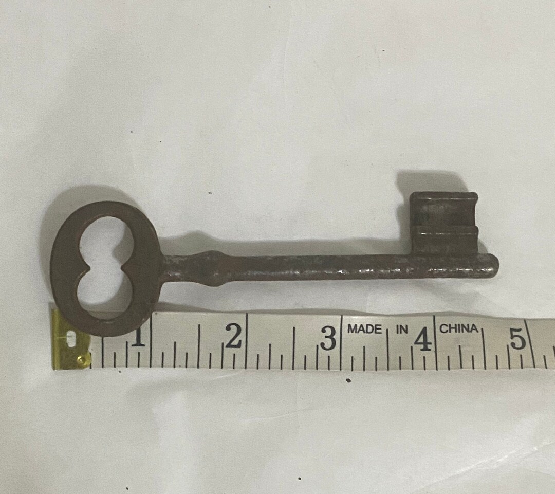 Large Skeleton Key 4.75" Skeleton Key Antique Skeleton Key Real ...