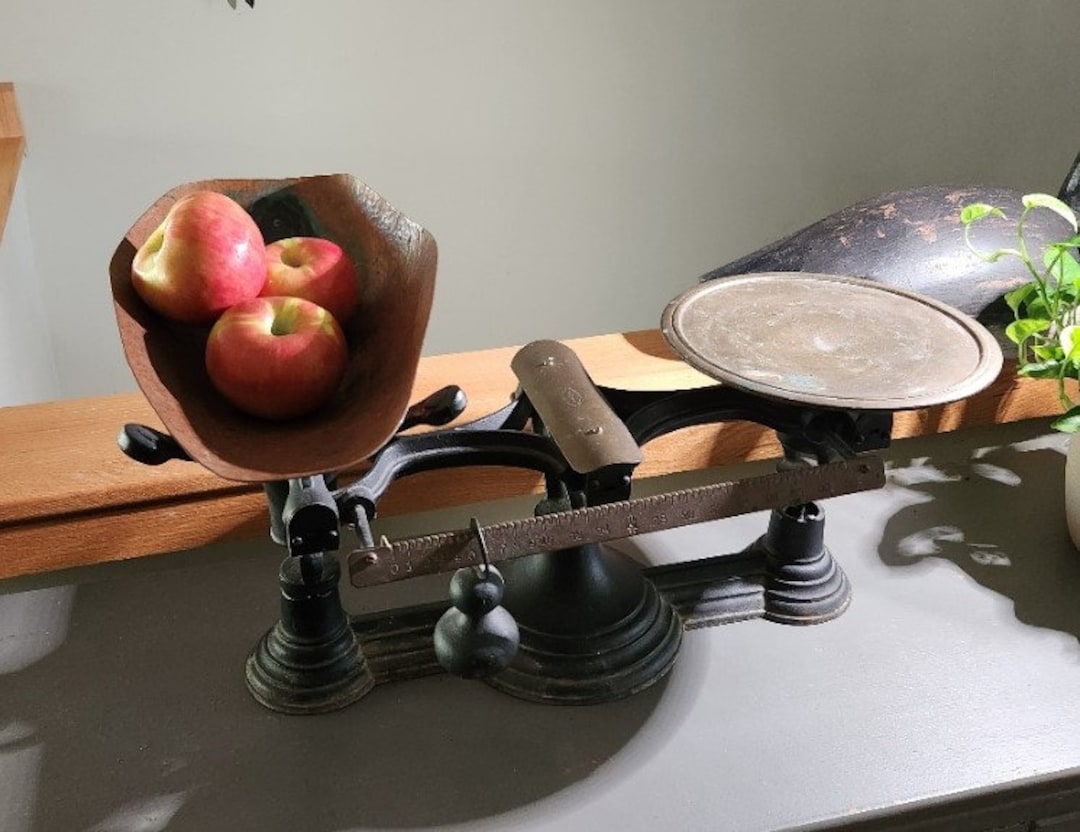 Antique Balance Scale 1800s, Large Scale, Troemner General Store Decor ...