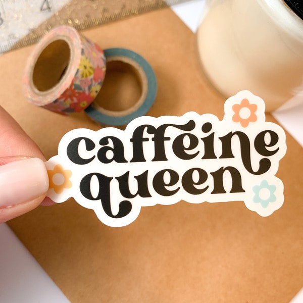 Caffeine Queen Stickers - Etsy