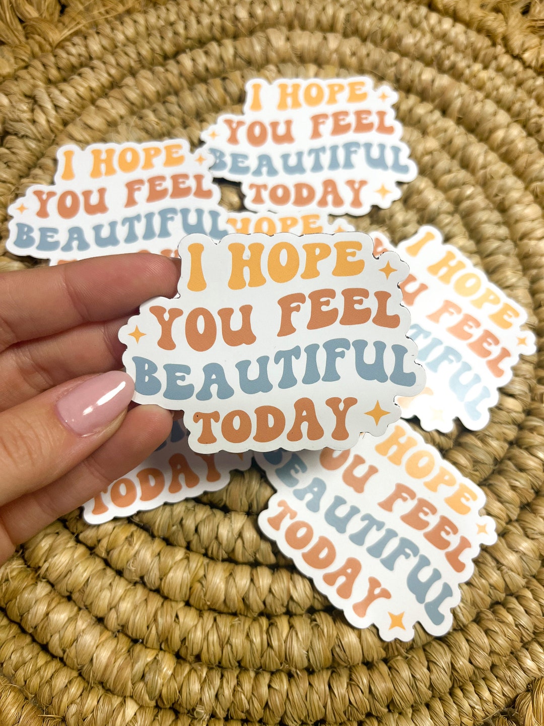 I Hope You Feel Beautiful Today Magnet, Fridge Magnet, Stocking Stuffer ...