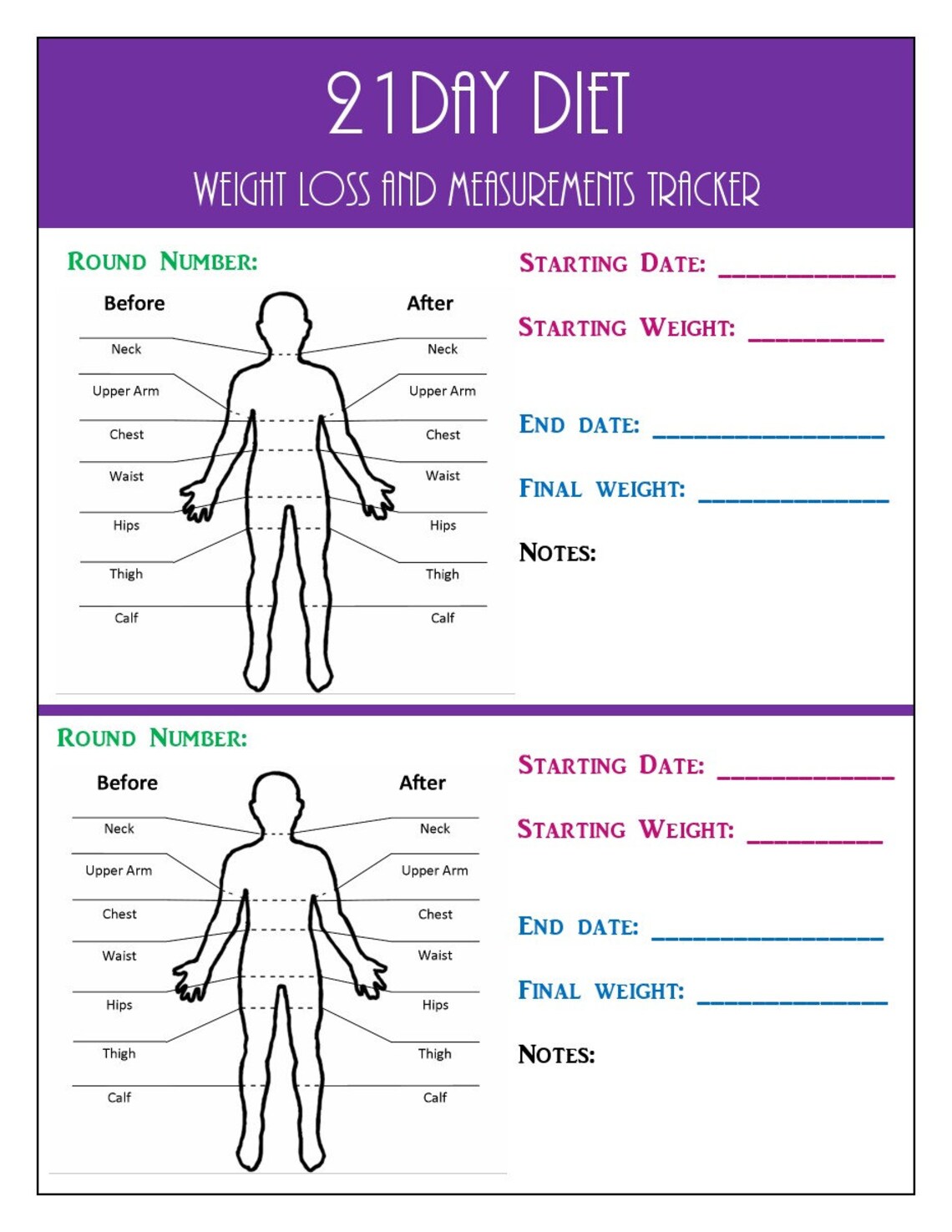 21 Day Portion Control 1500-1799 Calorie Diet Plan 5 Page PDF BUNDLE ...