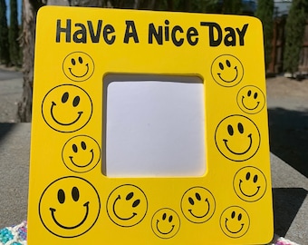 Smiley Face Frame | Etsy