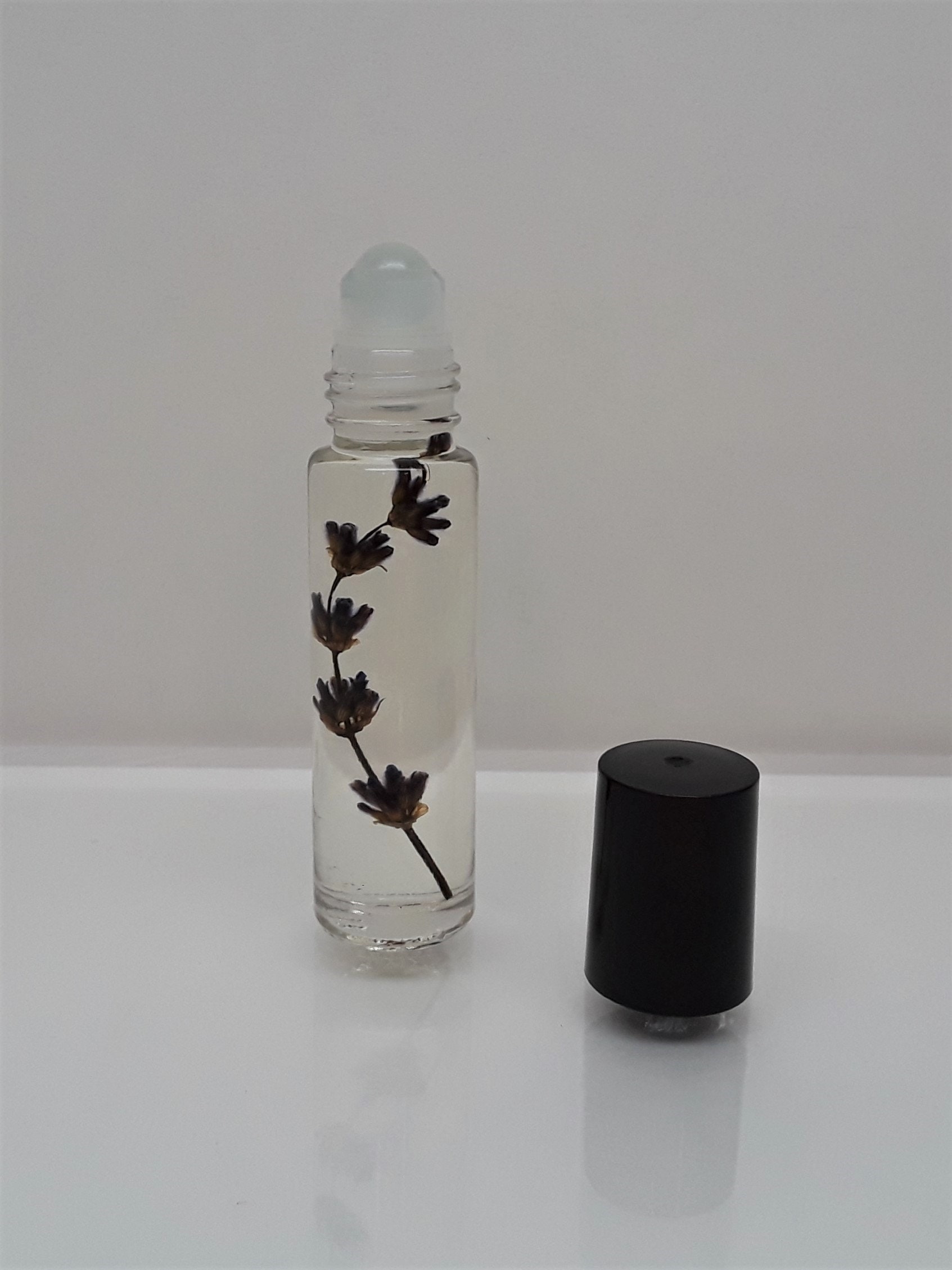 Botanical Lavender Perfume Roller (10mL) - Aromatherapy Roller with ...