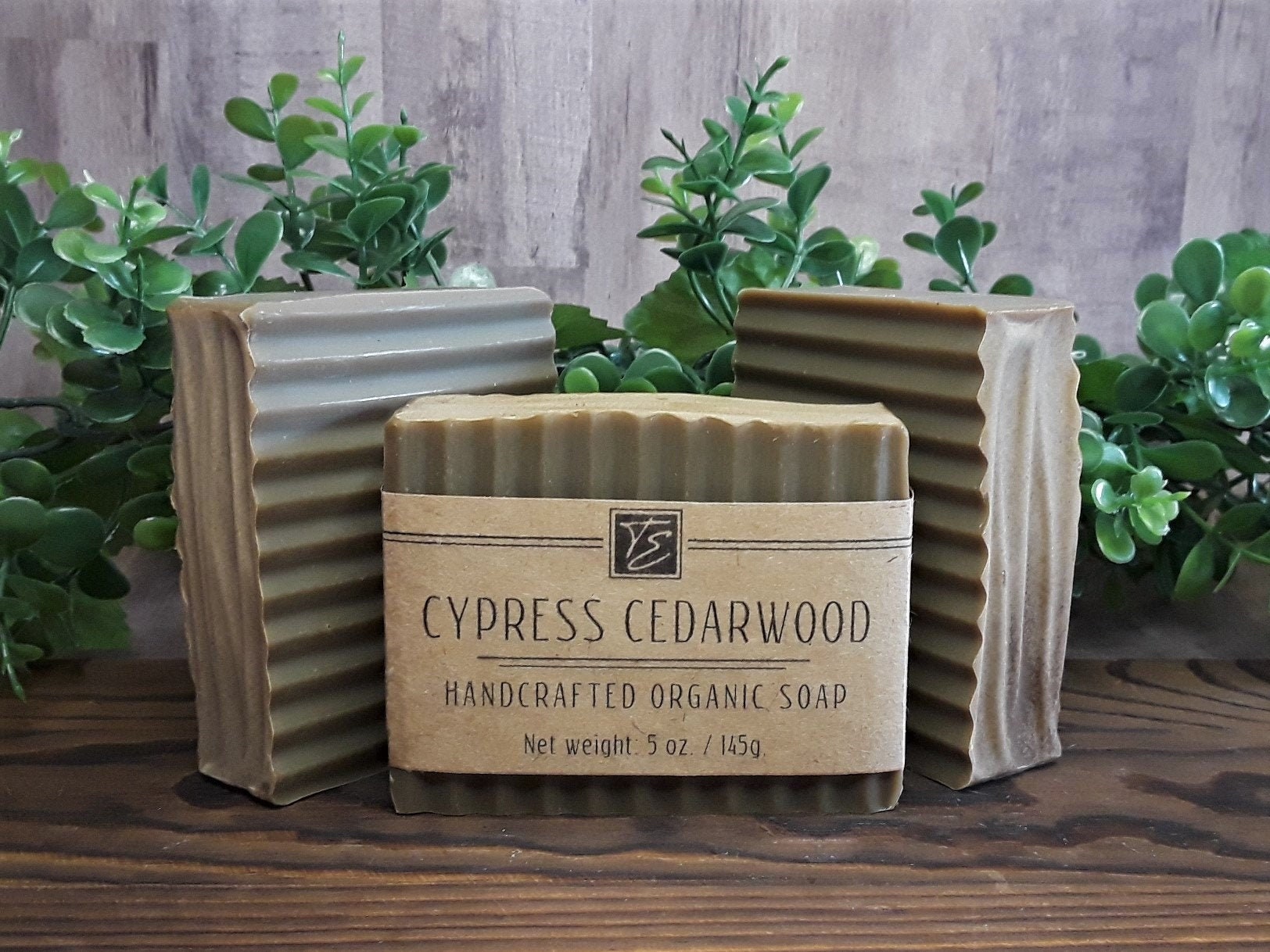 Cypress Cedarwood with Cocoa Butter (5 oz.) - Handcrafted Organic Soap