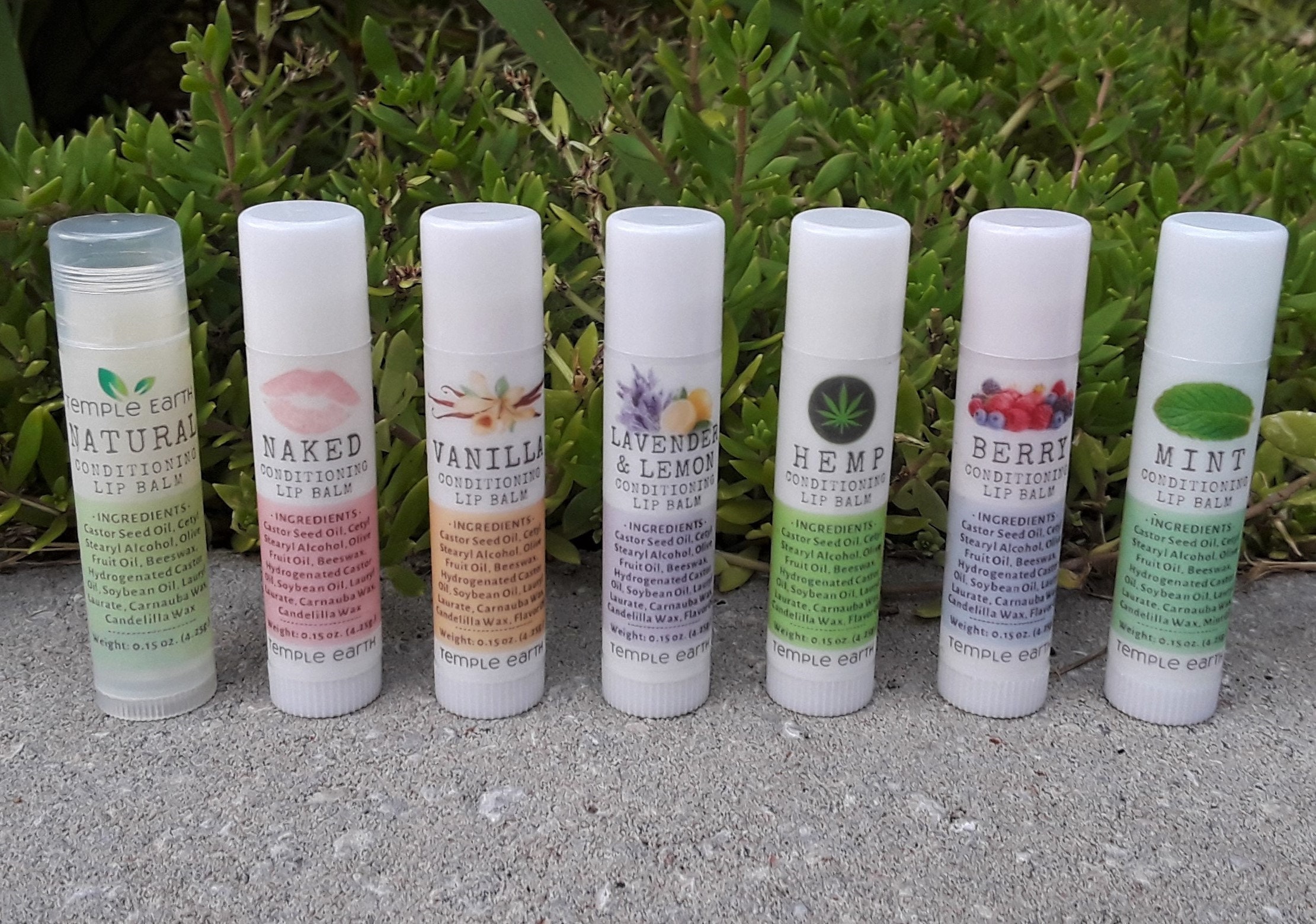 Flavored Lip Balm (Over 50 Flavors!) Lightly Tinted - Condition/Nourish ...