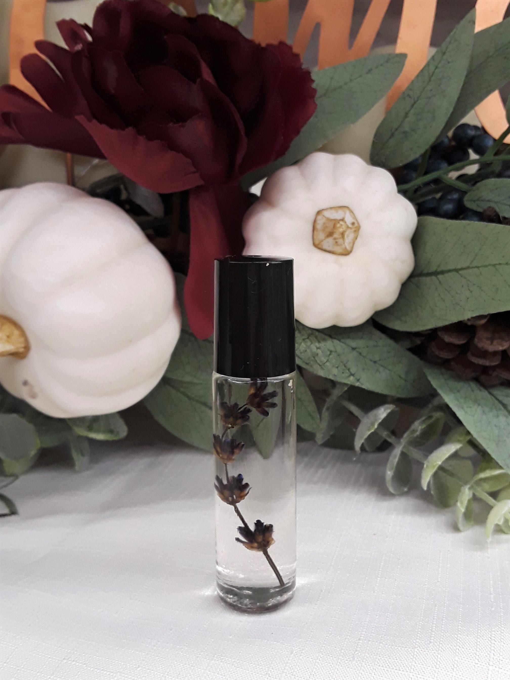 Botanical Lavender Perfume Roller (10mL) - Aromatherapy Roller with ...