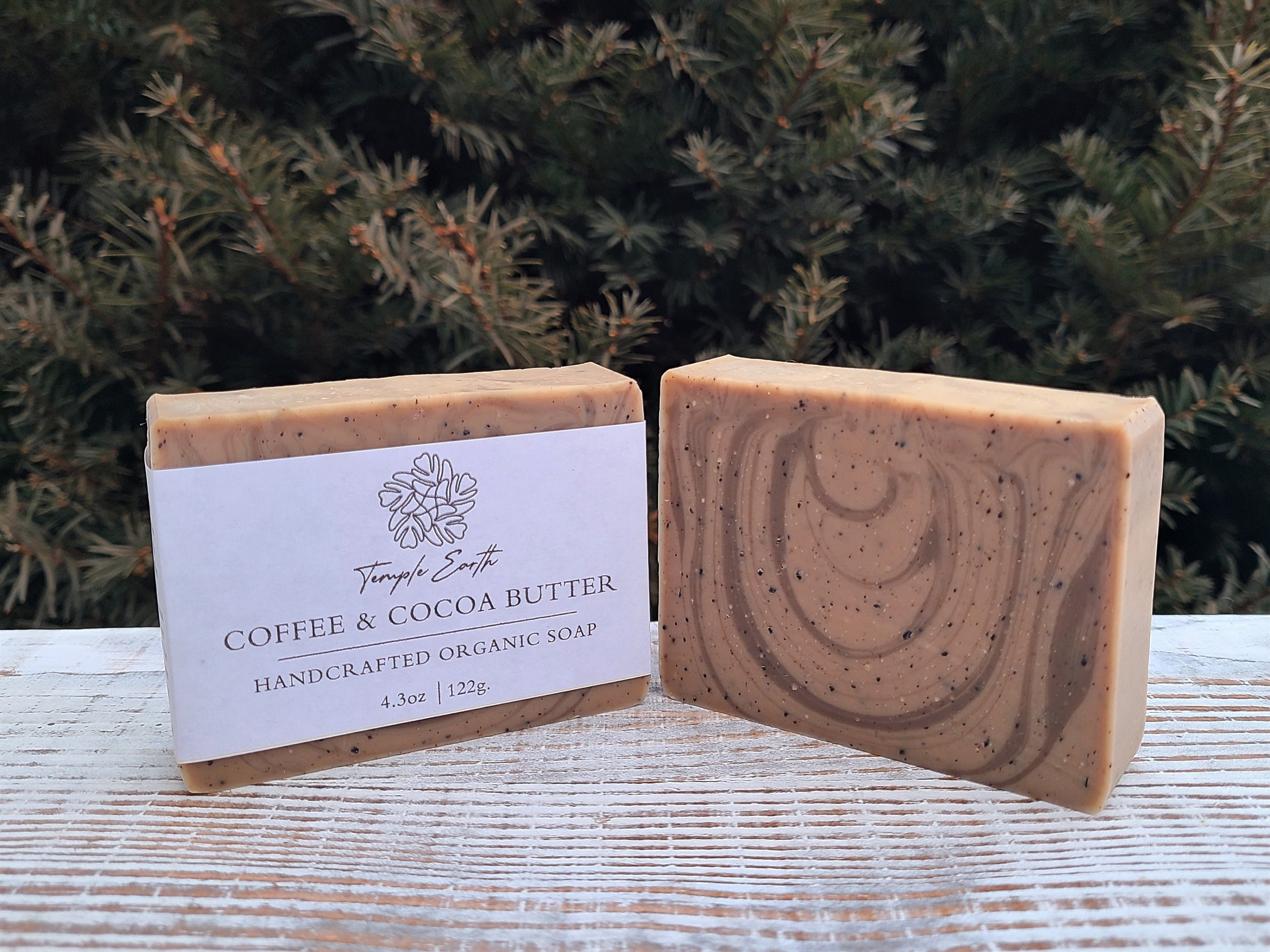 Coffee & Cocoa Butter Soap - Natural Organic Soap